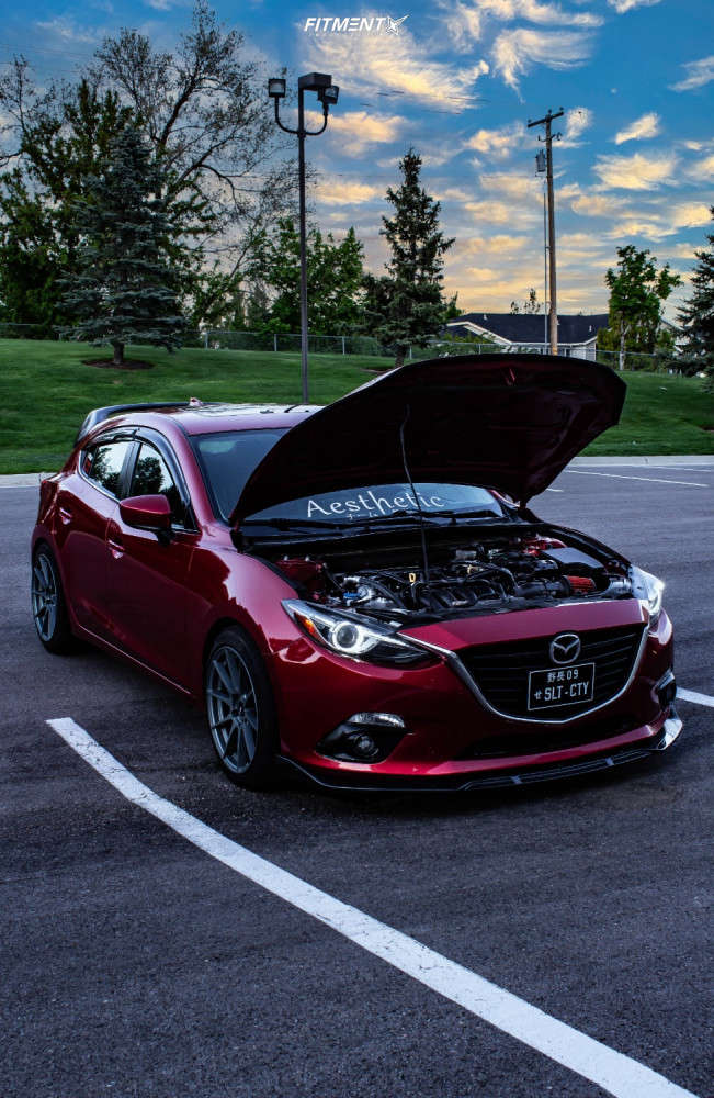 2016 Mazda 3 s Touring with 18x8.5 AVID1 AV21 and General 225x45 on ...