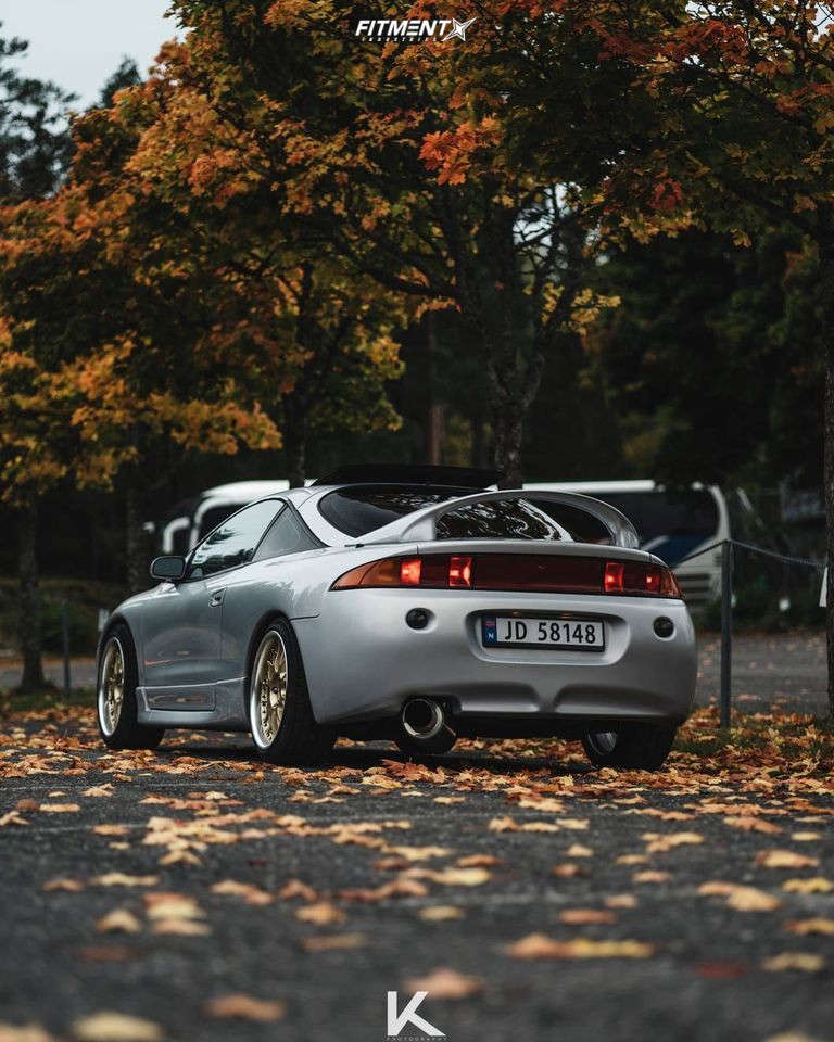 1998 Mitsubishi Eclipse GSX with 18x10.25 5zigen Heidfeld 3 Piece and ...