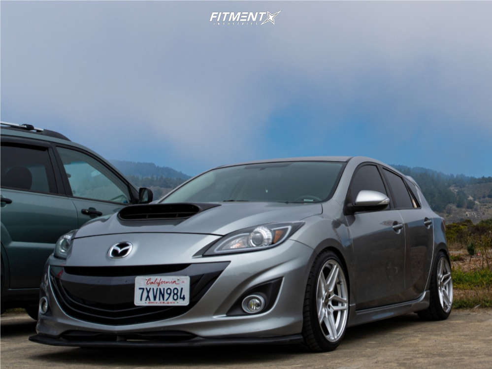 2012 Mazda MazdaSpeed3 Base with 18x8.5 ESR Rf15 and Nitto 225x40 on ...