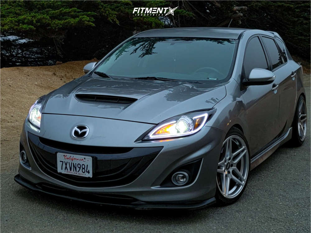 2012 Mazda MazdaSpeed3 Base with 18x8.5 ESR Rf15 and Nitto 225x40 on ...