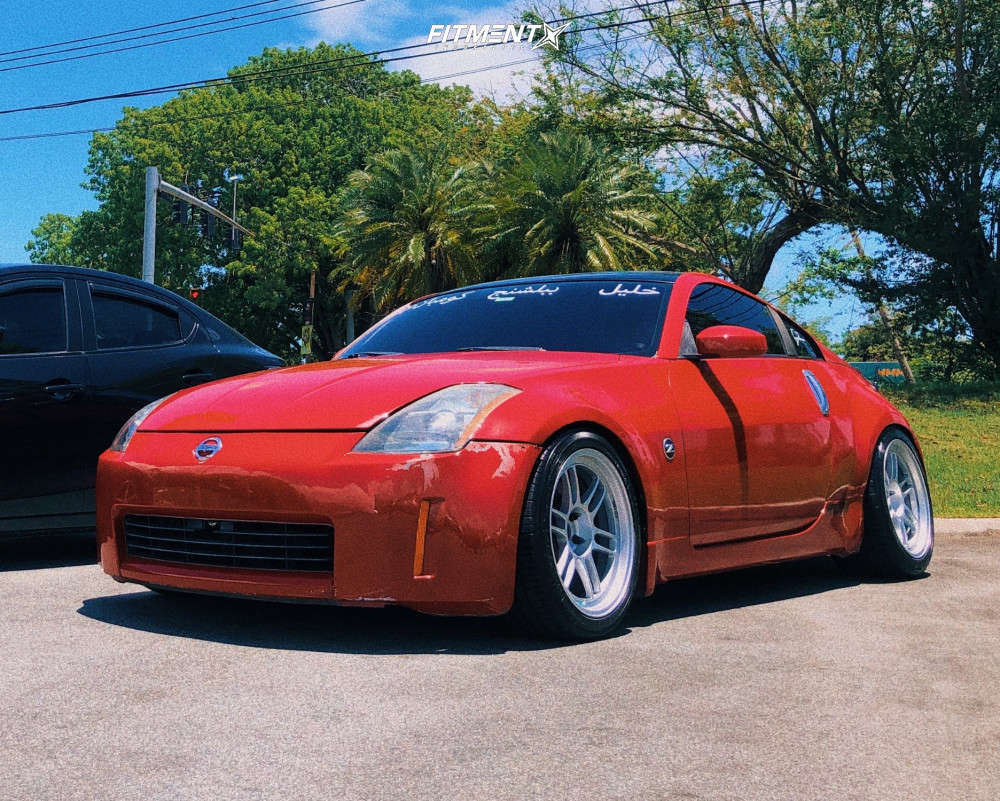 2004 Nissan 350Z Base with 18x9.5 Enkei Rpf1 and Toyo Tires 255x40 on ...