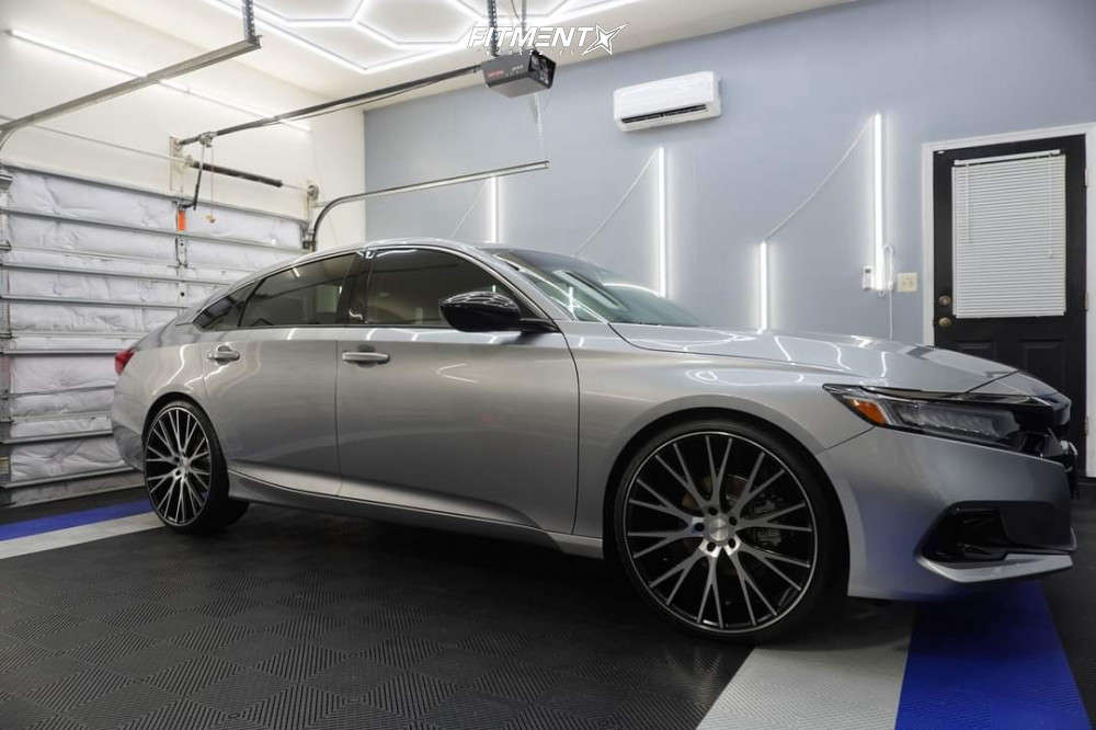 2021 Honda Accord Sport SE with 22x9 Ravetti M12 and Ironman 245x30 on ...