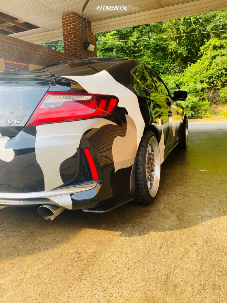 2017 Honda Accord EX-L with 19x9.5 ESR Cs3 and Nitto 245x35 on Lowering ...