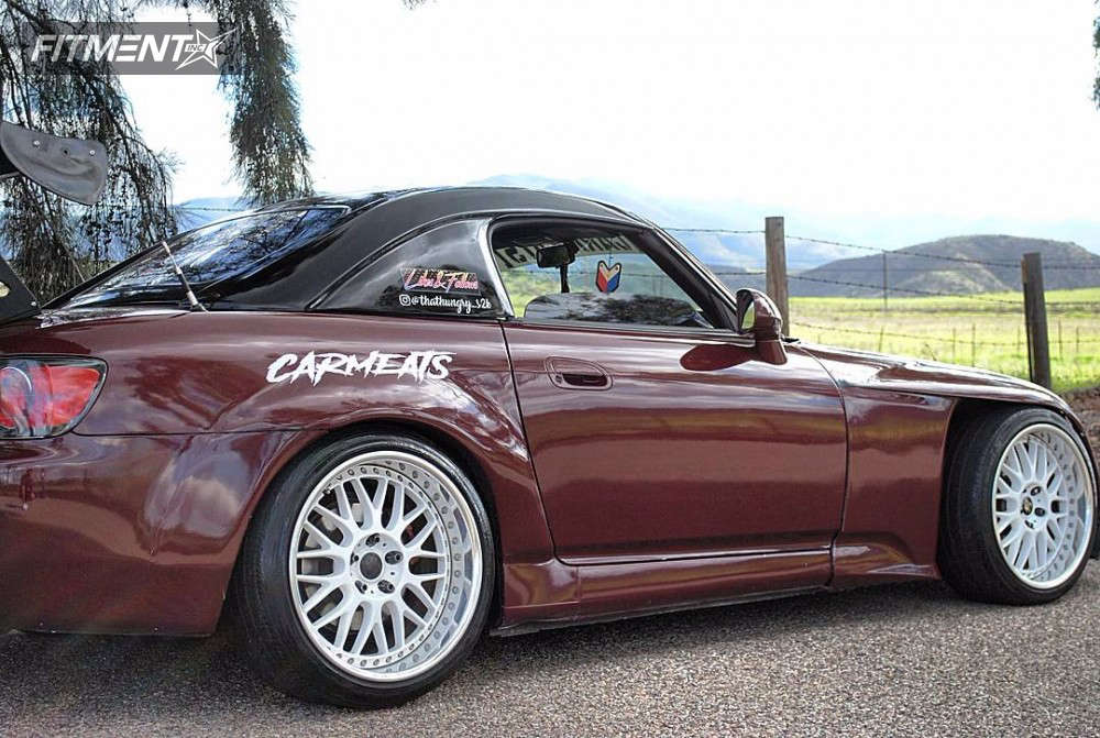2002 Honda S2000 Base with 18x9 Work VS XX and Pirelli 225x40 on ...