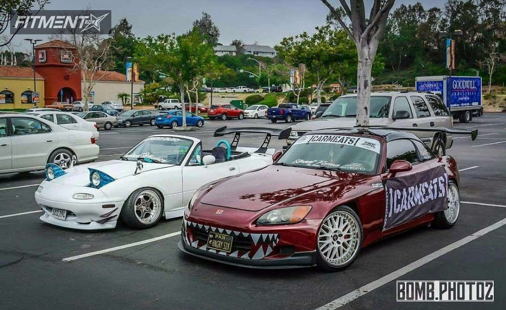 2002 Honda S2000 Base with 18x9 Work VS XX and Pirelli 225x40 on ...