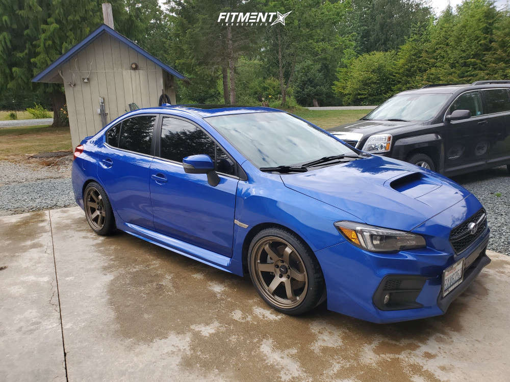 2018 Subaru WRX Limited with 18x9.5 AVID1 AV6 and Falken 245x35 on ...