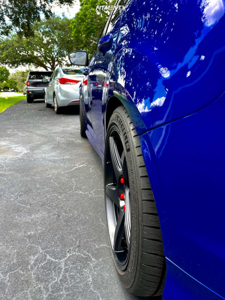 2013 Ford Focus ST with 18x8.5 Anovia Kinetic and Michelin 235x40 on ...