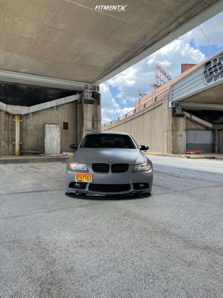 2006 BMW 325i Base with 18x8.5 ESR Sr05 and Falken 225x40 on Air ...