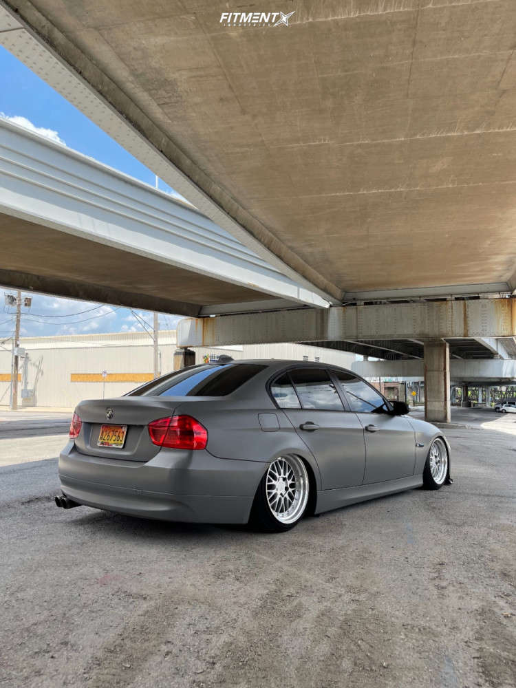 2006 BMW 325i Base with 18x8.5 ESR Sr05 and Falken 225x40 on Air ...