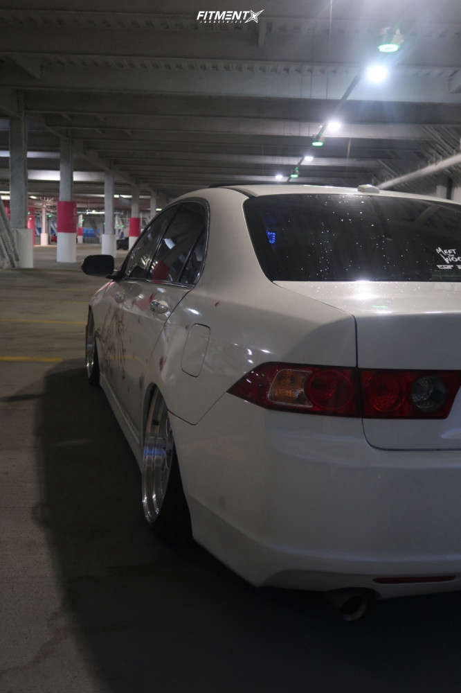 2007 Acura TSX Base with 19x8.5 Vors Vr8 and Milestar 235x35 on Air ...