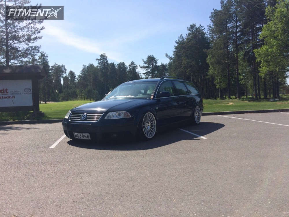 2001 Volkswagen Passat GLS with 18x9.5 Japan Racing JR16 and Nankang ...