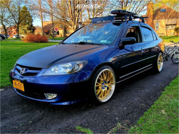 2004 Honda Civic LX with 18x8.5 Shift Crank and Nitto 215x35 on ...