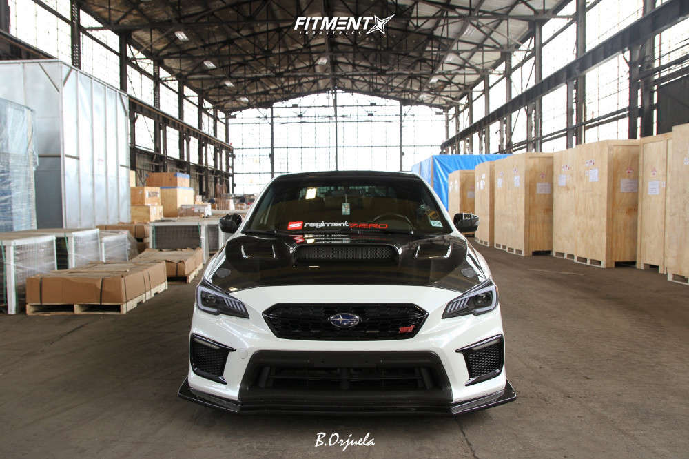 2016 Subaru WRX STI Base with 18x10 Volk Te37sl and Michelin 255x35 on ...
