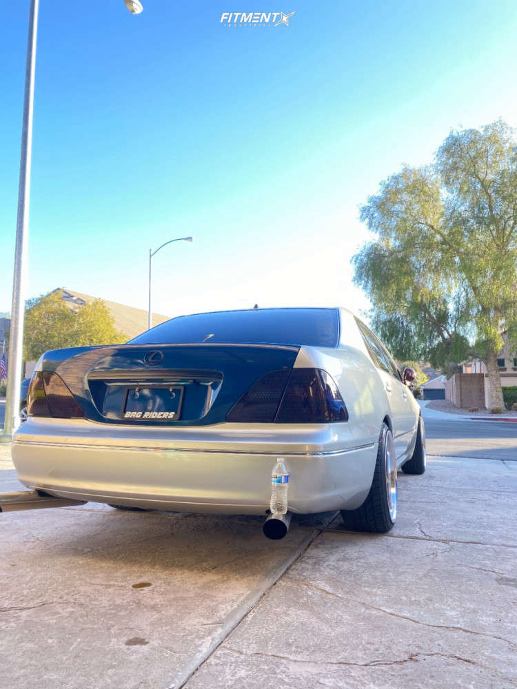 2001 Lexus LS430 Base with 19x8 Work Ls507 and Nankang 245x35 on Air ...