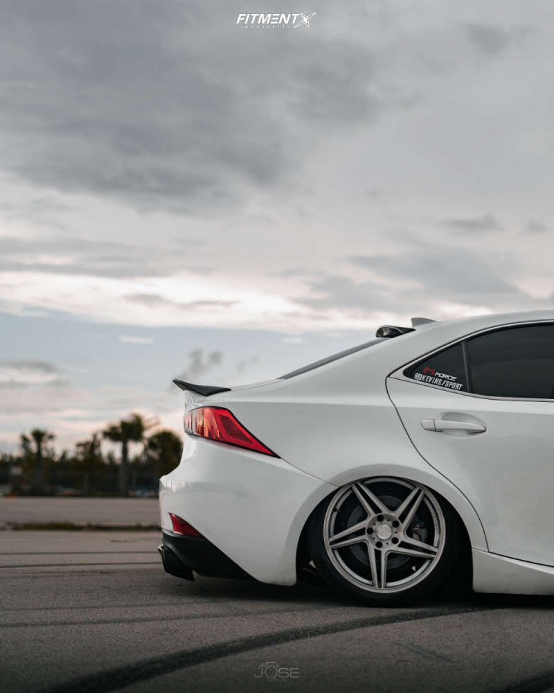 2017 Lexus IS200t F Sport with 18x8.5 Anovia Carrier and Hankook 225x40 ...