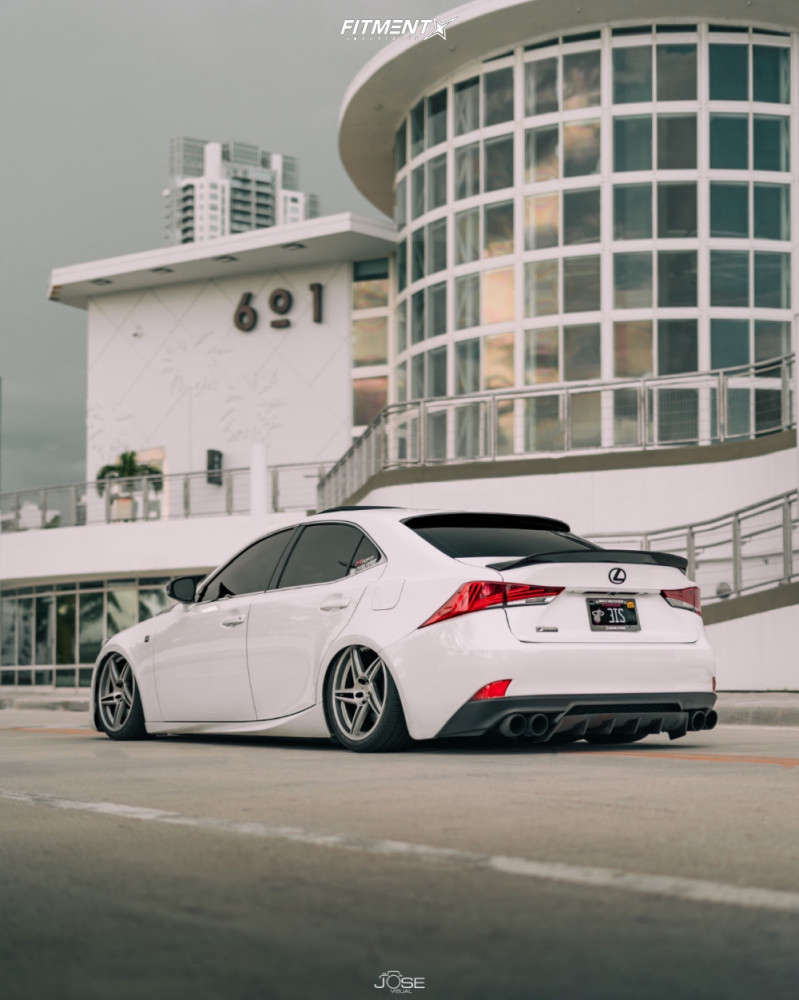 2017 Lexus IS200t F Sport with 18x8.5 Anovia Carrier and Hankook 225x40 ...