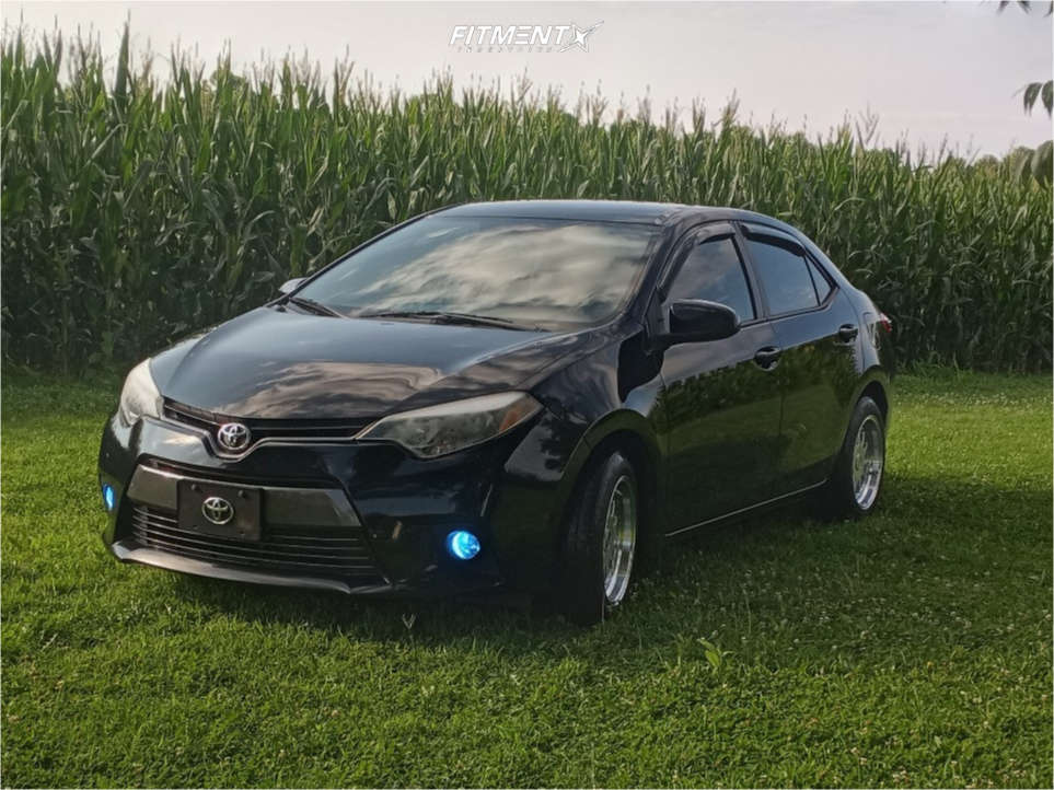 2016 Toyota Corolla LE with 16x8 ESM Esm-003r and Goodyear 205x55 on ...