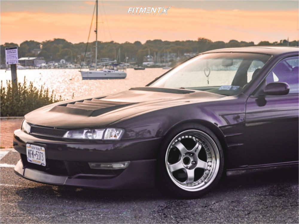 1995 Nissan 240SX SE with 18x9.5 Work Meister S1 3p and Federal 225x40 ...