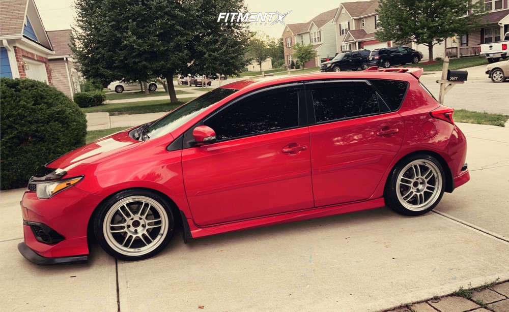 2018 Toyota Corolla IM Base with 18x8.5 Enkei Rpf1 and Achilles 225x35 ...
