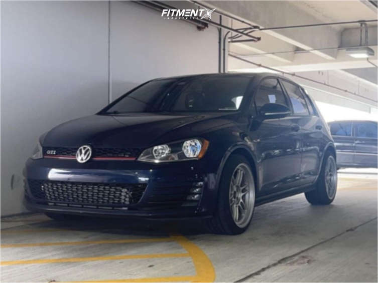 2016 Volkswagen GTI SE with 18x9 Enkei Rpf1 and Continental 225x40 on ...