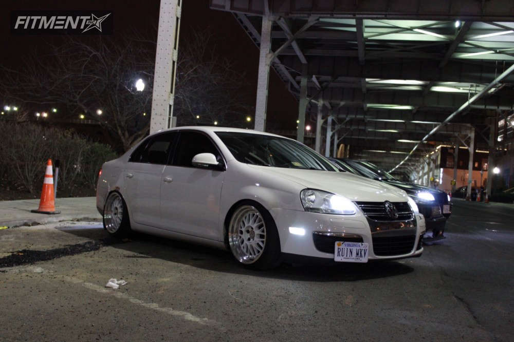 2010 Volkswagen Jetta SEL with 18x9.5 Alzor 010 and Nankang 215x40 on ...