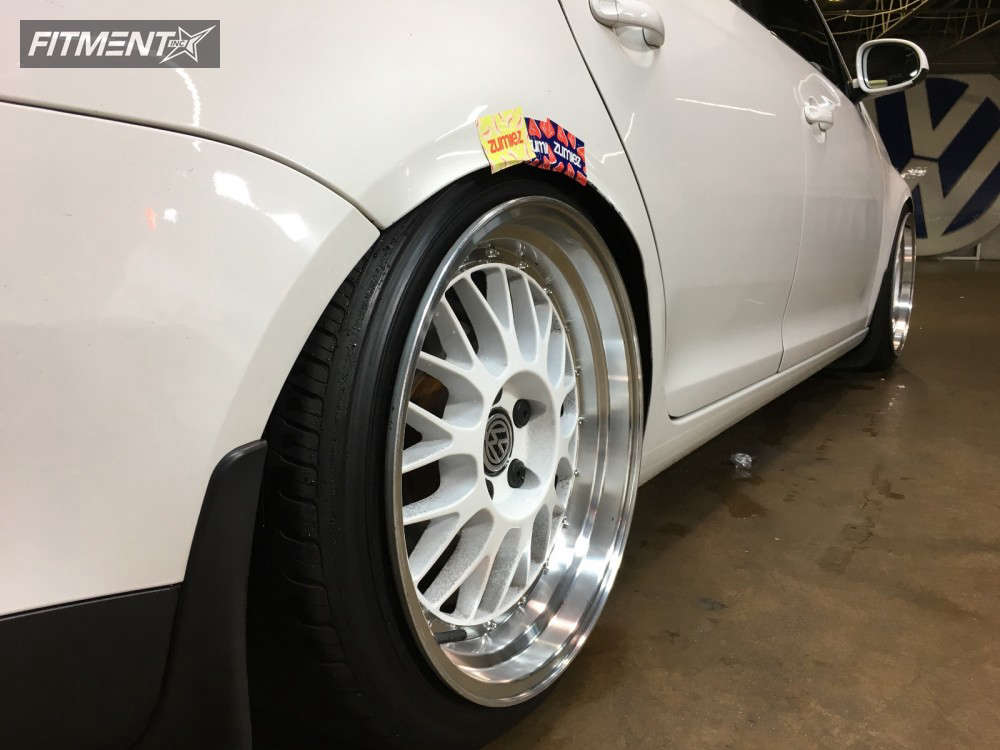 2010 Volkswagen Jetta SEL with 18x9.5 Alzor 010 and Nankang 215x40 on ...