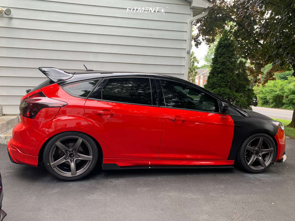 2013 Ford Focus ST with 18x8.5 Option Lab R555 and Firestone 255x35 on ...