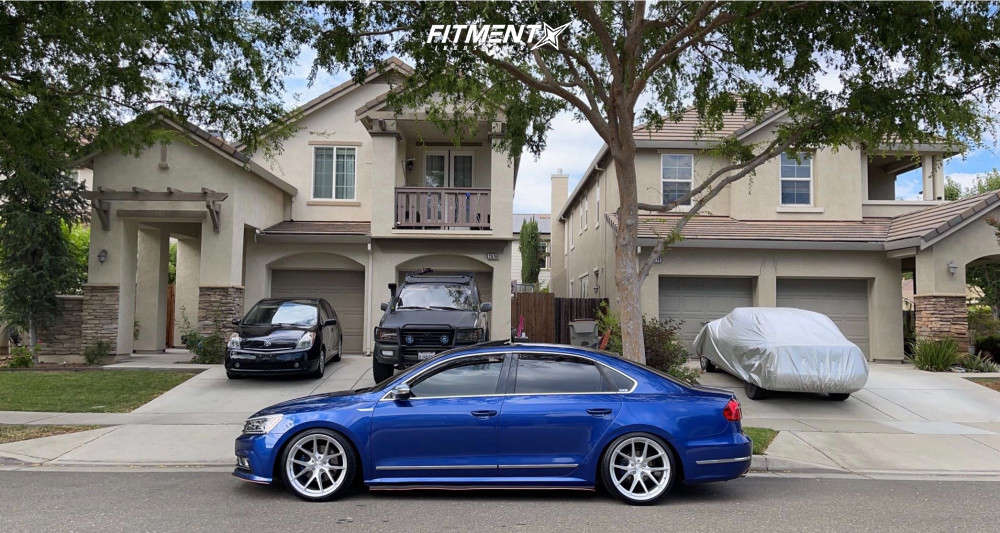 2016 Volkswagen Passat SEL Premium with 19x9.5 Aodhan Aff7 and Pantera ...