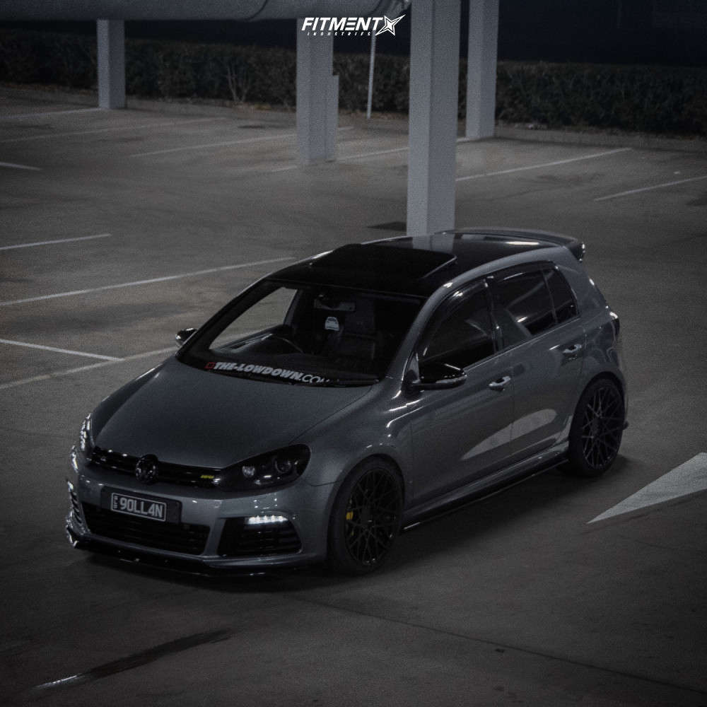 2011 Volkswagen Golf R Base with 19x8.5 Rotiform Blq and Bridgestone ...