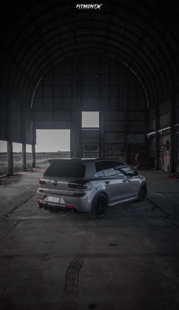 2011 Volkswagen Golf R Base with 19x8.5 Rotiform Blq and Bridgestone ...