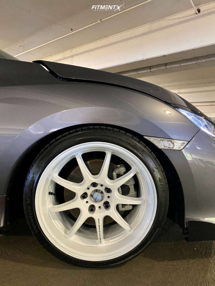 2019 Honda Civic Si with 18x9.5 Work Emotion D9r and Hankook 225x40 on ...