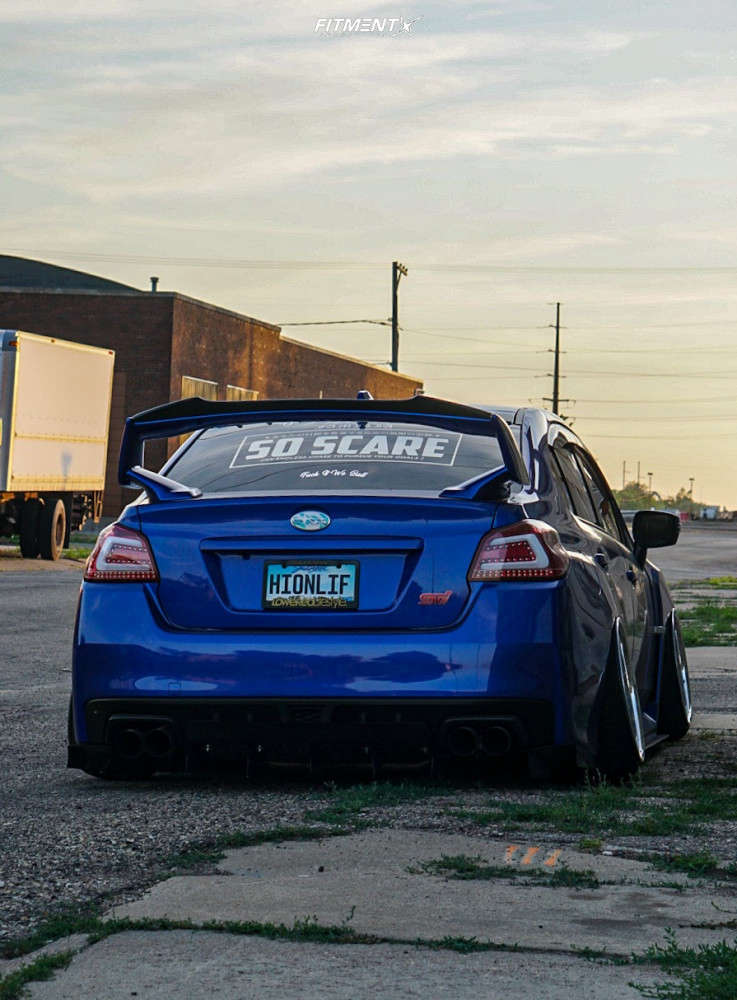 2018 Subaru WRX STI Base with 18x10.5 Heritage ASAN and Federal 225x35 ...