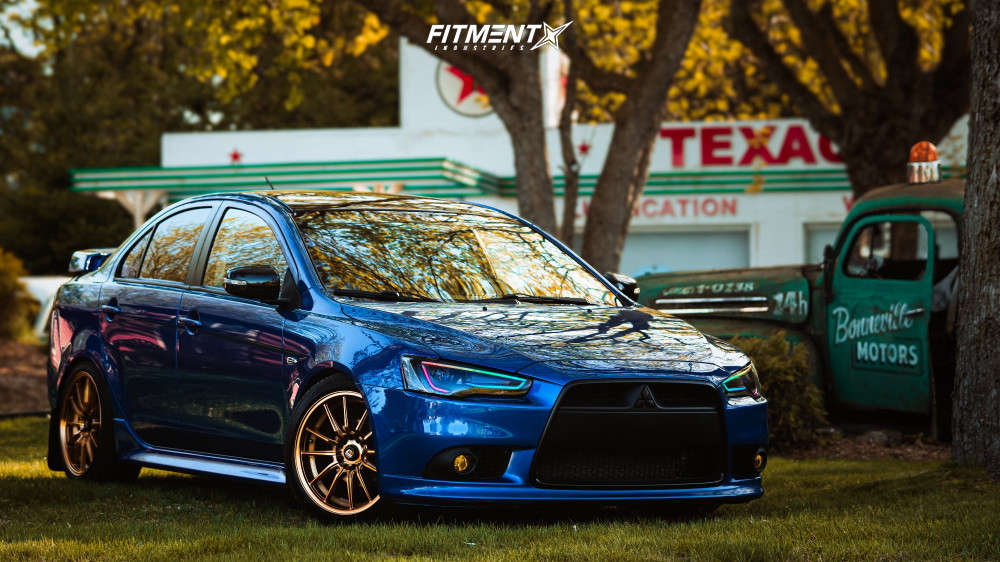 2015 Mitsubishi Lancer SE Limited Edition with 18x8.5 Cosmis Racing R1 ...