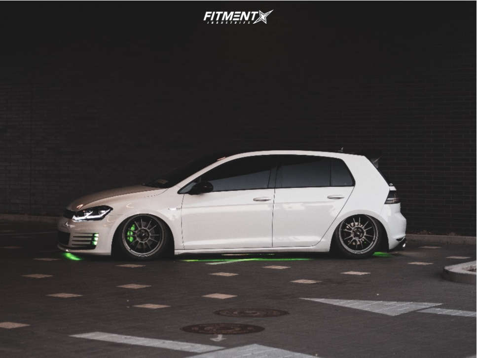 2016 Volkswagen GTI SE with 18x8.5 Konig Hypergram and Nitto 225x40 on ...