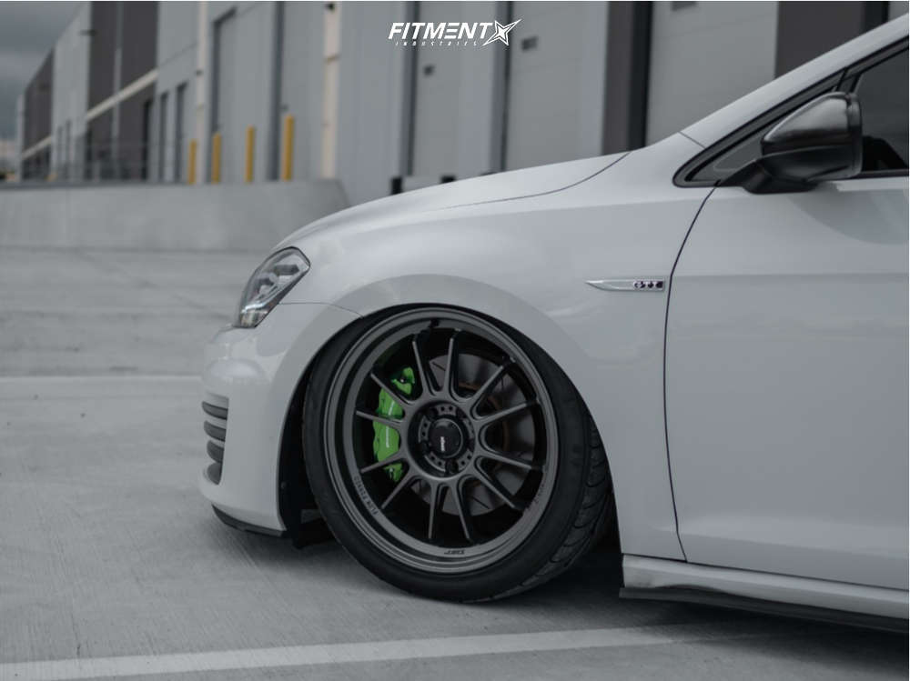 2016 Volkswagen GTI SE with 18x8.5 Konig Hypergram and Nitto 225x40 on ...