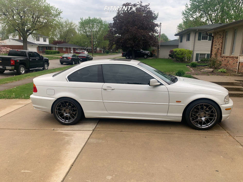 2001 BMW 330Ci Base with 18x9.5 Aodhan Ah-x and Continental 235x45 on ...