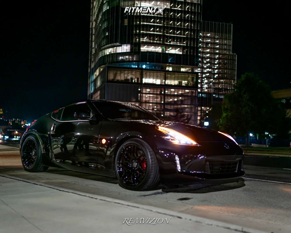 2020 Nissan 370Z Sport with 19x9.5 Forgestar F14 and Continental 255x35 ...
