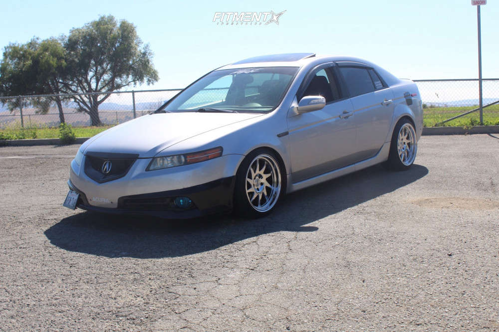 2008 Acura TL Base with 18x9.5 Whistler Kr7 and Toyo Tires 225x40 on ...