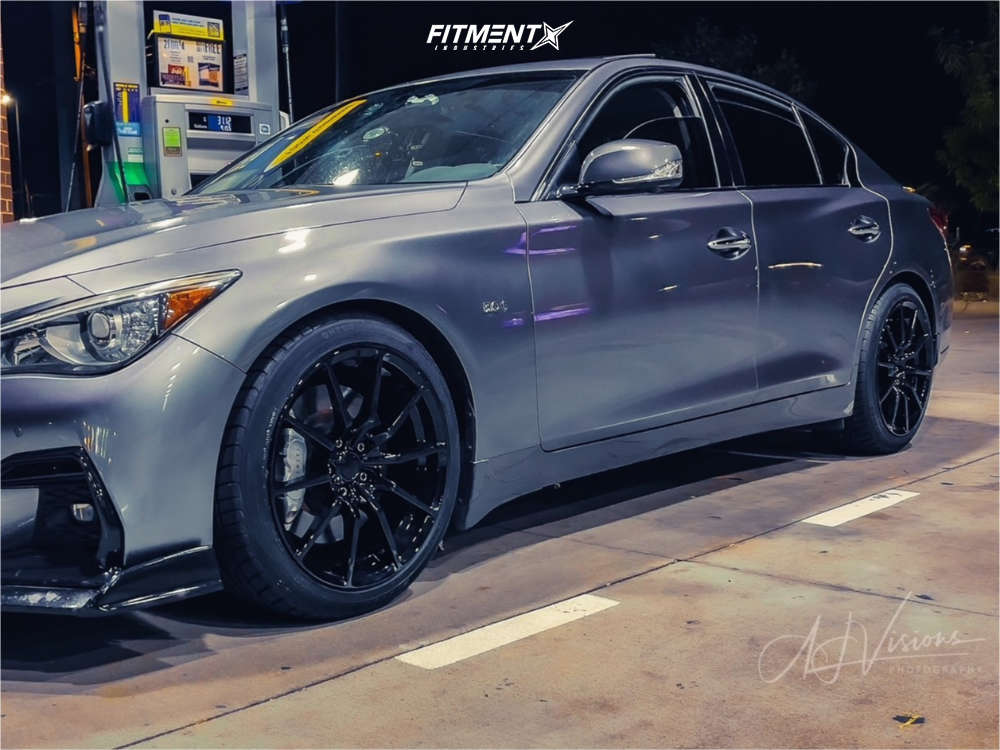 2018 INFINITI Q50 Sport with 19x10 MRR M350 and Ohtsu 255x40 on Stock ...
