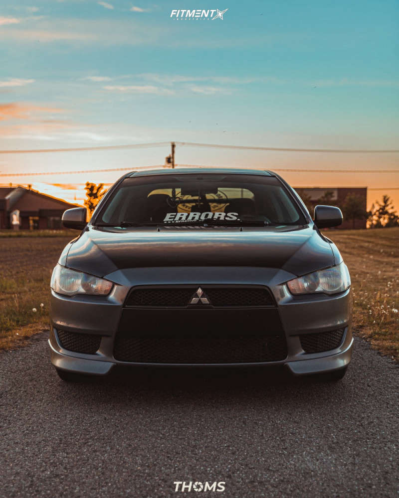 2011 Mitsubishi Lancer ES with 18x8.5 ESR Cs8 and Toyo Tires 215x40 on ...