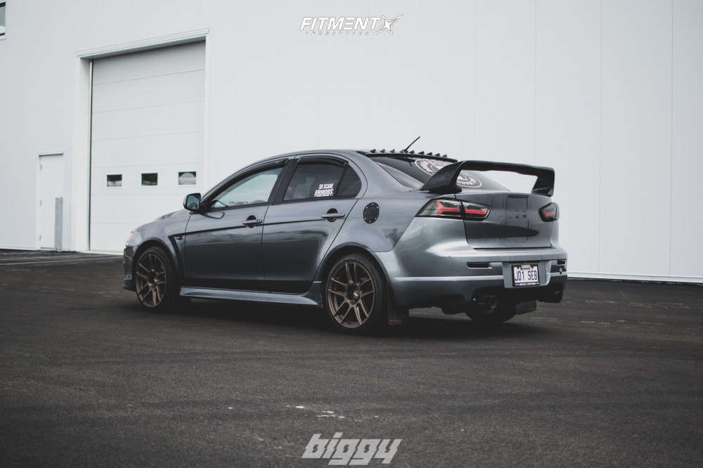 2011 Mitsubishi Lancer ES with 18x8.5 ESR Cs8 and Toyo Tires 215x40 on ...