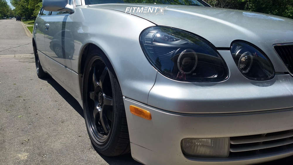 1998 Lexus GS400 Base with 18x8 Konig Backbone and Goodyear 235x45 on ...