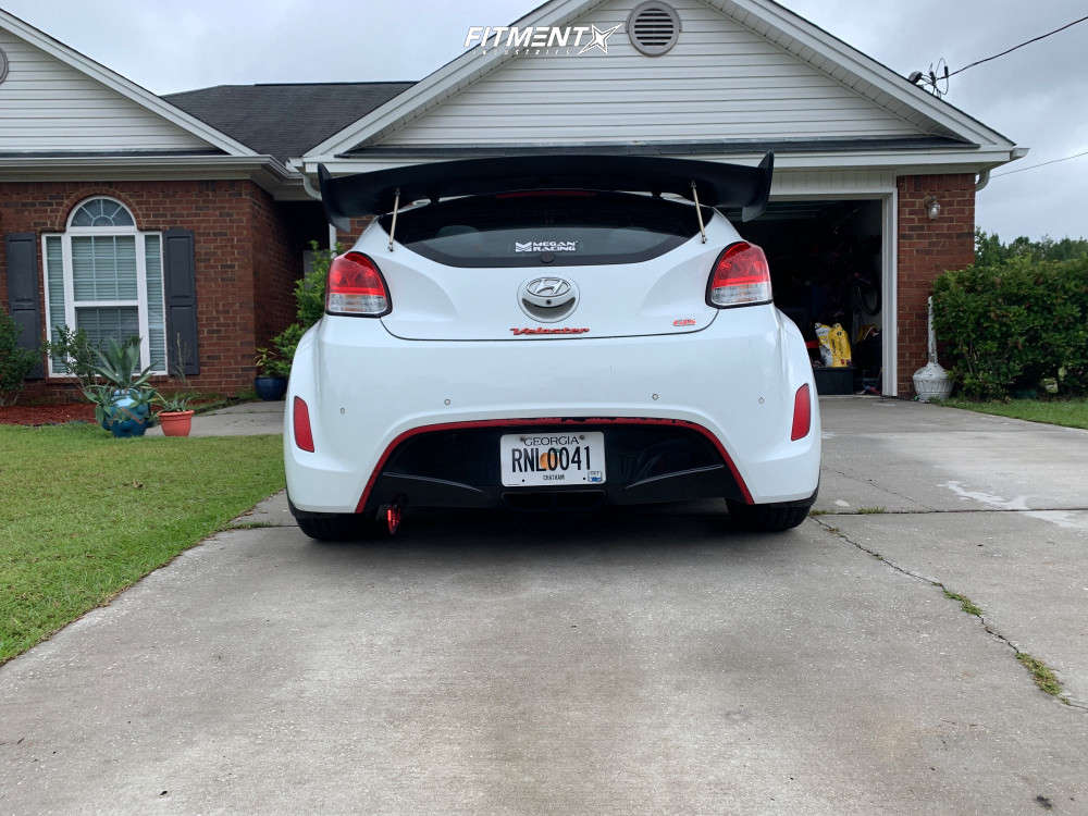 2016 Hyundai Veloster Base with 18x8 Konig Oversteer and Firestone ...