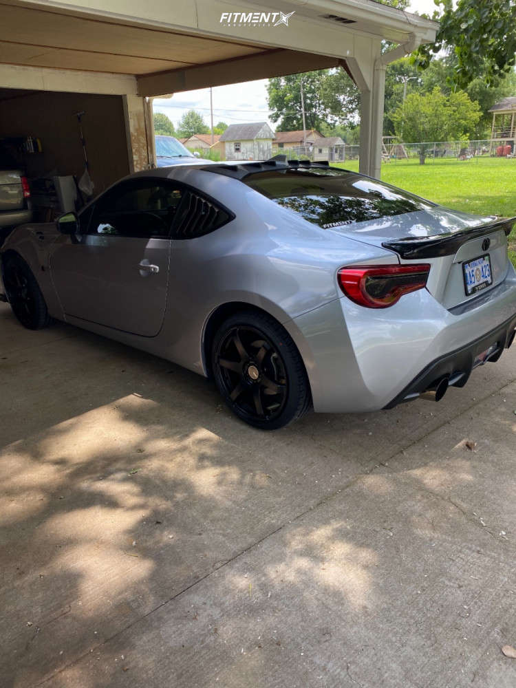 2020 Toyota 86 Base with 18x8.5 Enkei T6s and Radar 225x35 on Lowering ...