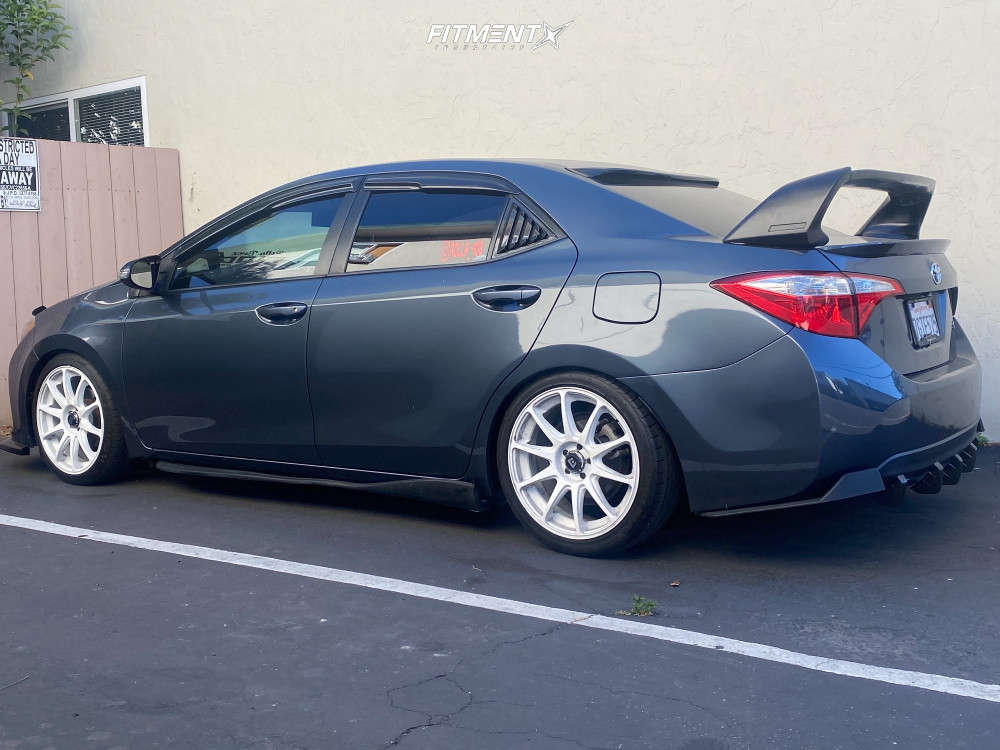 2014 Toyota Corolla S with 18x9.5 Motegi Mr152 and BFGoodrich 225x40 on ...