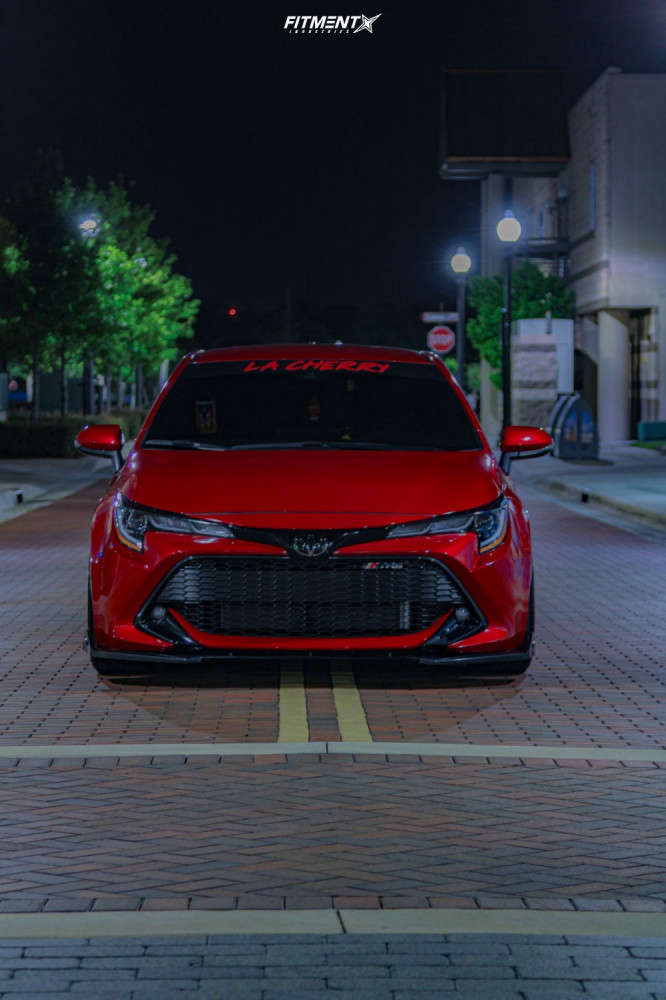 2021 Toyota Corolla SE with 18x9.5 AVID1 AV20 and Federal 225x35 on ...