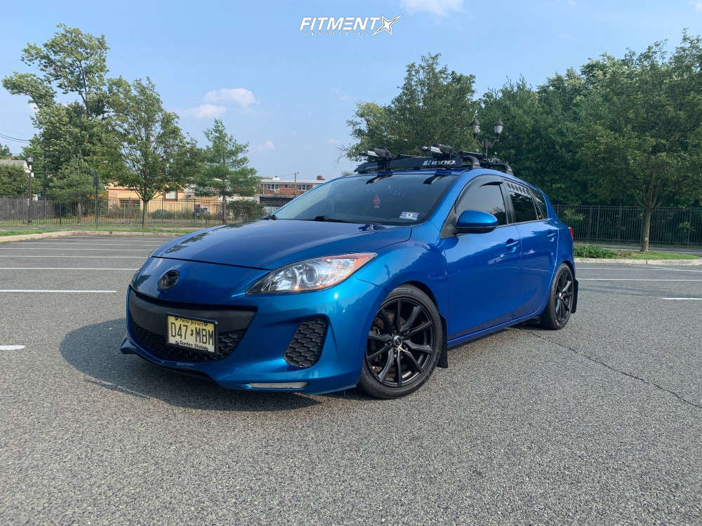 2012 Mazda 3 i with 17x7.5 RTX Contour and Leao 205x50 on Coilovers ...
