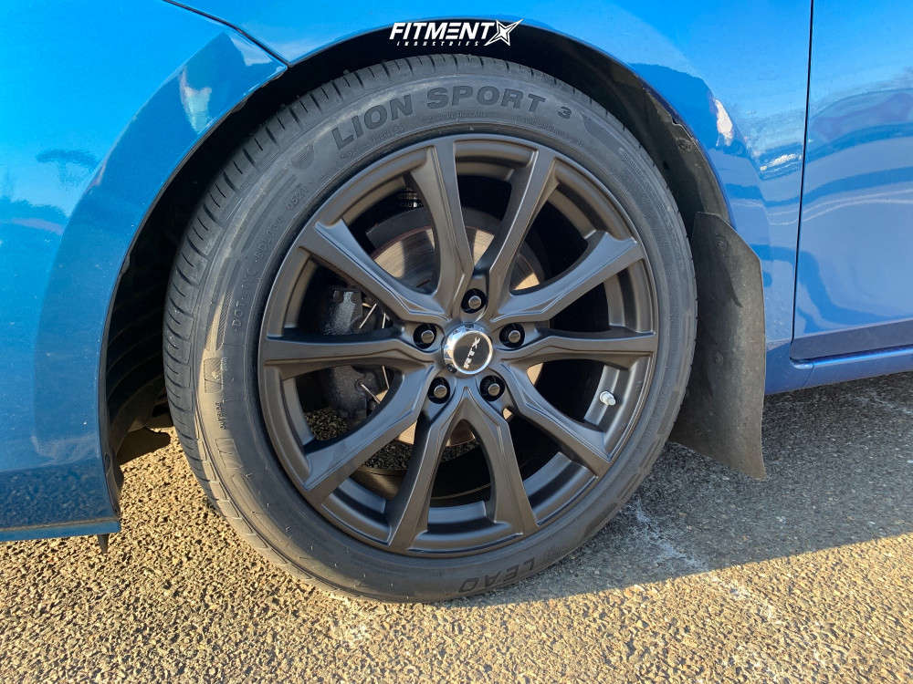 2012 Mazda 3 i with 17x7.5 RTX Contour and Leao 205x50 on Coilovers ...