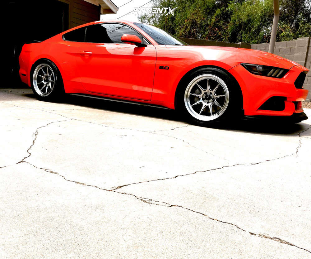 2016 Ford Mustang GT with 19x10 Konig Countergram and Nitto 275x45 on ...