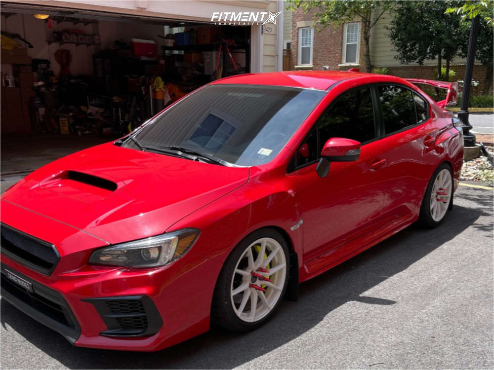 2020 Subaru WRX STI Base with 18x9.5 Rosenstein Delta and Falken 245x40 ...